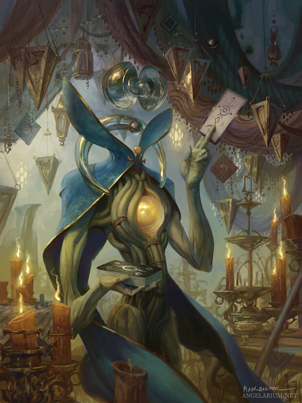 The art of Peter Mohrbacher and his encyclopedia of Angels